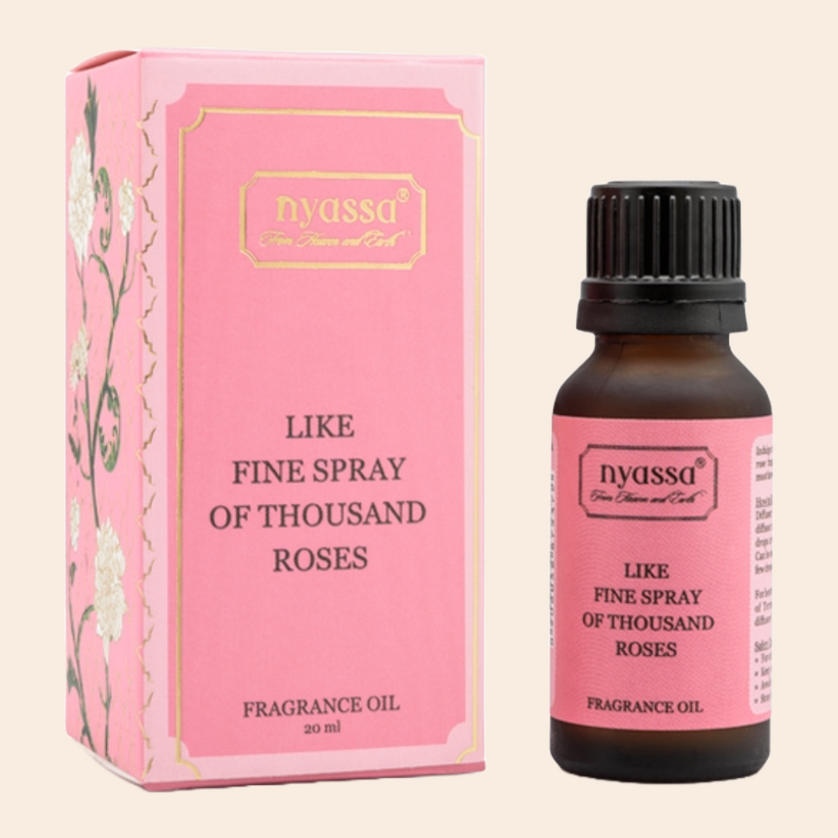 Like A Fine Spray Of Thousand Roses Fragrance Oil 20 ML – Nyassa
